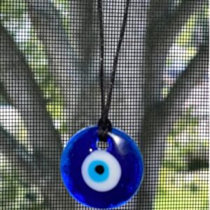 Long tiantian Evil Eye Necklace for Women Men Necklace Evil Eye Jewelry Blue Turkish Glass Leather Rope Pink Lucky Protection Necklace Jewelry Valenty Day Gifts for Men Women