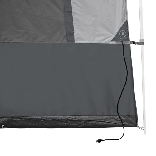 E-Z UP Camping Cube Sport, Converts 10' Angled Leg Canopy into Camping Tent, Grey (Canopy/SHELTER NOT Included)