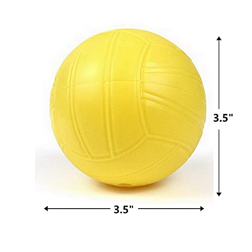 Viminston Spike Replacement Pro Balls 3-Pack Competitive Balls Set with Pump Mini Volleyball