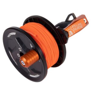 apeks 120m guide reel, orange