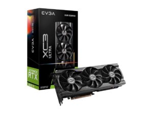 evga geforce rtx 3070 ti xc3 ultra gaming, 08g-p5-3785-kl, 8gb gddr6x, icx3 cooling, argb led, metal backplate