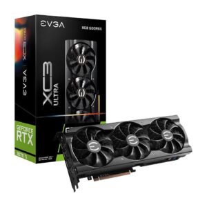 EVGA GeForce RTX 3070 Ti XC3 Ultra Gaming, 08G-P5-3785-KL, 8GB GDDR6X, iCX3 Cooling, ARGB LED, Metal Backplate