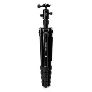 Benro MeFOTO Roadtrip Travel Tripod, Ballhead and Monopod in Black, 1 Series Aluminum Legs, 4 Leg Sections, Twist Leg Locks, Padded Carrying Case (BMRTABLK)