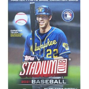 2021 Topps Stadium Club Baseball Blaster Box 41 Cards