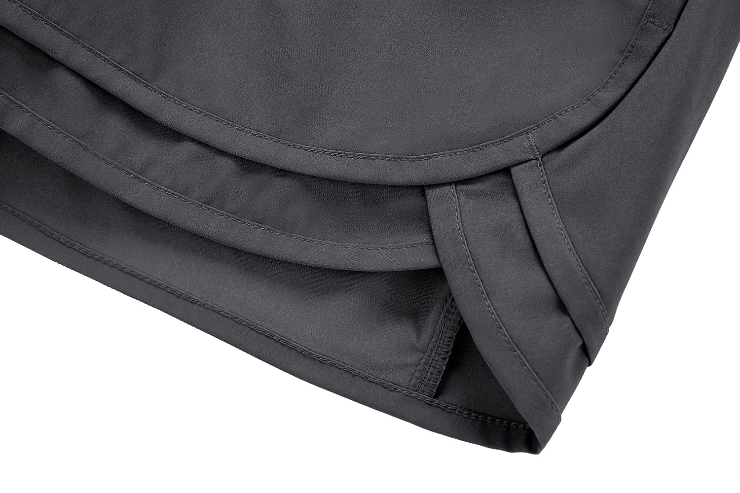 Women's Lightweight Running Shorts with Mesh Linner 3" WOD Workout Athletic Shorts for Women with Phone Pocket Dark Gray