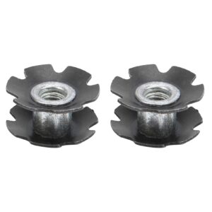 23.6mm Aluminum Alloy Headset Nut Bike Front Fork Headset Star Nut Cycling Accessory for Mountain Bike Road Bike and Spare Parts