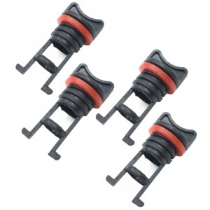 chduyuhmaoy kayak gear universal kayak drain plug replacement thread nylon drain plugs for kayak boat drain plug 4 pack