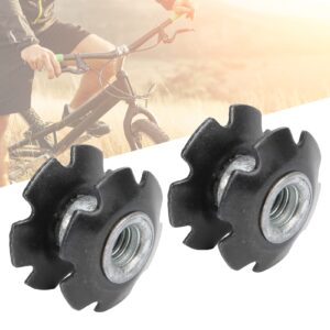 23.6mm Aluminum Alloy Headset Nut Bike Front Fork Headset Star Nut Cycling Accessory for Mountain Bike Road Bike and Spare Parts