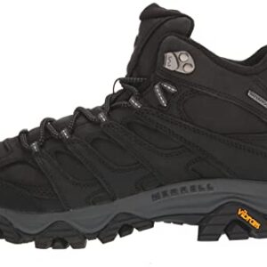 Merrell Men's Moab 3 Prime Mid Waterproof Hiking Boot, BLACK, 10.5