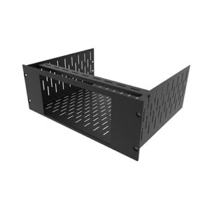 penn elcom custom media rack shelves (works with xbox series x (4u))