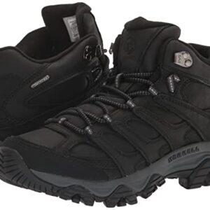 Merrell Men's Moab 3 Prime Mid Waterproof Hiking Boot, BLACK, 10.5