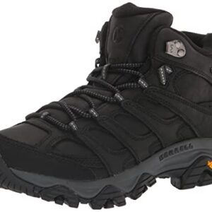 Merrell Men's Moab 3 Prime Mid Waterproof Hiking Boot, BLACK, 10.5