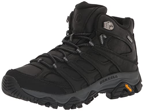 Merrell Men's Moab 3 Prime Mid Waterproof Hiking Boot, BLACK, 10.5