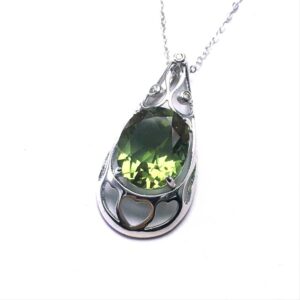 Zultanite Pendants Sterling 925 Silver Oval 1012 Created Sultanite Color Changes Fine Jewelry For Women Party Engagement