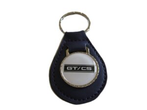 shelby california special gt/cs bw logo leather keychain - purple