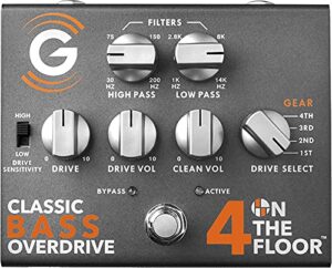 genzler 4 on the floor classic bass overdrive pedal