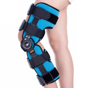 willq rom knee brace ​post-op hinged immobilizer support knee brace for recovery stabilization mcl and pcl injury adjustable medical orthopedic support stabilizer after surgery,small