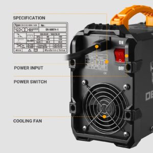 DEKOPRO Stick Welder 160A ARC/Lift TIG 2-in-1 Welding Machine with 110v/220v Dual Voltage IGBT Inverter Welder