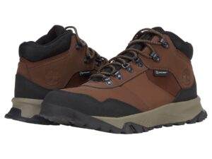 timberland lincoln peak mid waterproof dark brown leather 12 d (m)