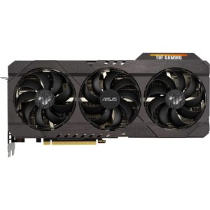 asus tuf gaming nvidia geforce rtx 3070 v2 oc edition graphics card (pcie 4.0, 8gb gddr6, lhr, hdmi 2.1, displayport 1.4a, dual ball fan bearings, military-grade certification, gpu tweak ii)