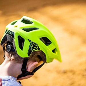 Fox Racing Youth Mainframe Mountain Bike Helmet, Black/Black