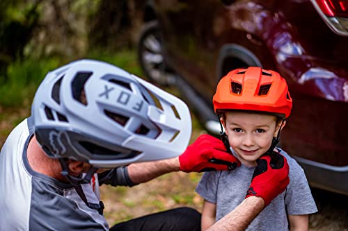 Fox Racing Youth Mainframe Mountain Bike Helmet, Black/Black