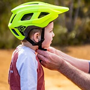 Fox Racing Youth Mainframe Mountain Bike Helmet, Black/Black