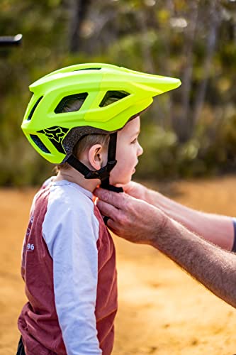 Fox Racing Youth Mainframe Mountain Bike Helmet, Black/Black