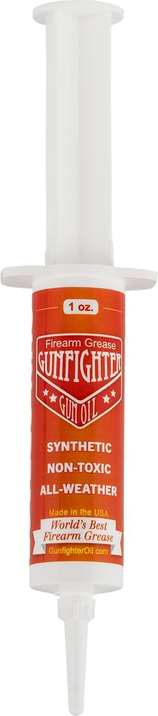 Gunfighter Gun Oil, Super Combo (4oz Bottle of Lube, 2oz Bottle of Lube, 4 oz Bottle of Cleaner, 1oz Syringe of Grease, and 2oz Needle Top Applicator)