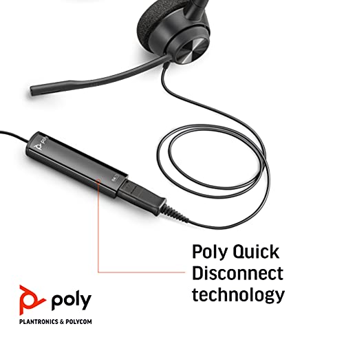 Poly DA75 USB-A/USB-C digital adapter - Works with Poly Call Center Quick Disconnect (QD) Headsets - Works with Avaya, Genesys,&Cisco call center platforms