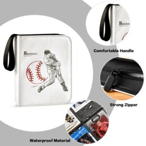 Boobowl Baseball Card Binder, Trading Cards Sleeves Protectors Holder for Topps 2024 2023, 440 Pockets Baseball Card Collectors Football Sports Cards Album, Cards Display Collection Case - Black