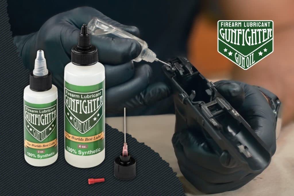 Gunfighter Gun Oil, Keep it Wet Special Lube Combo (2oz Bottle of Lube, 4oz Bottle of Lube, 2oz Needle Top Applicator)