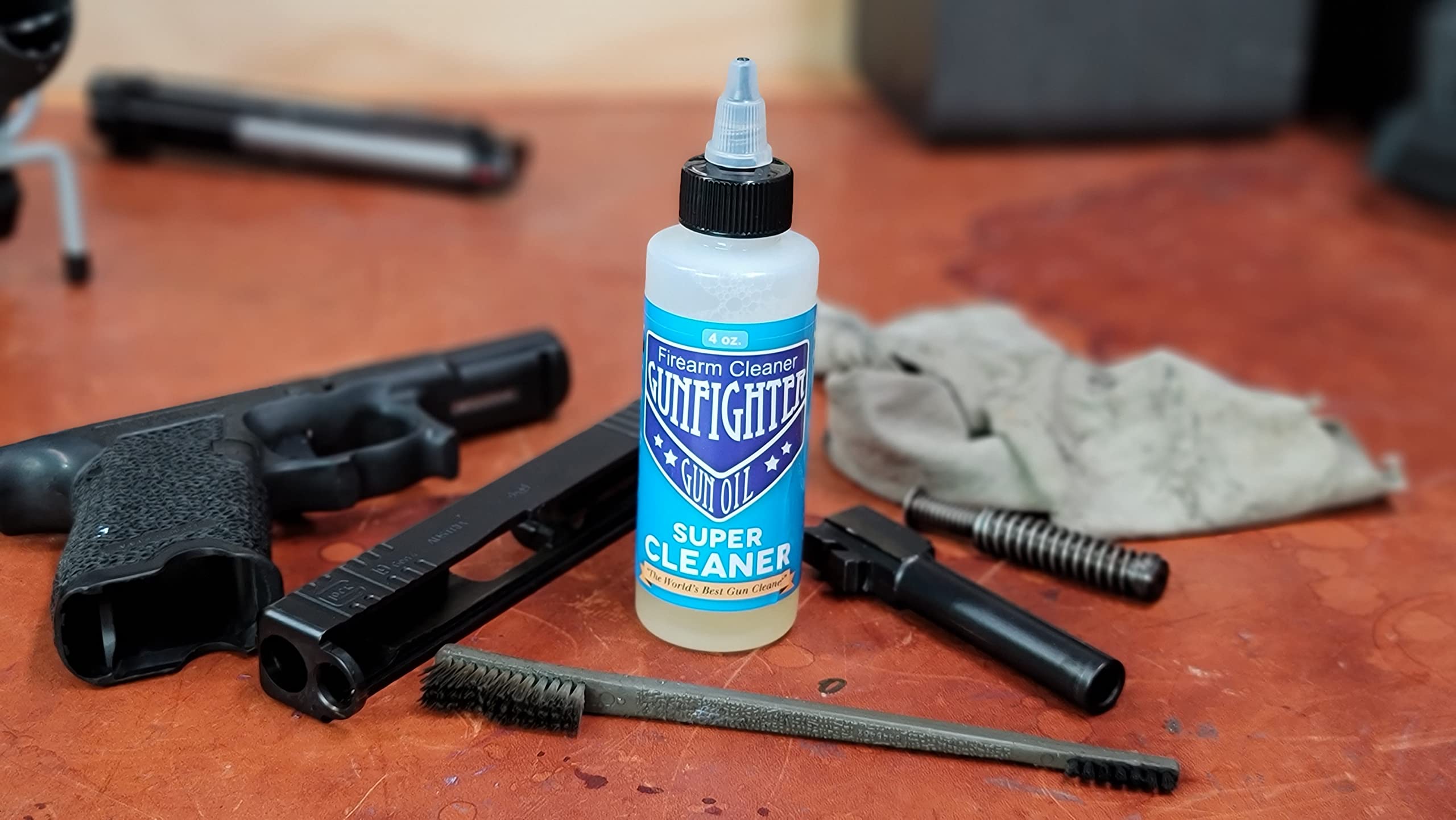 Gunfighter Oil Wet and Clean Combo (2oz Lube, 4oz Lube, 4oz Cleaner, 2oz. Needle Applicator)