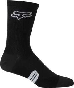 fox racing mens 6" ranger socks, black, large-x-large us