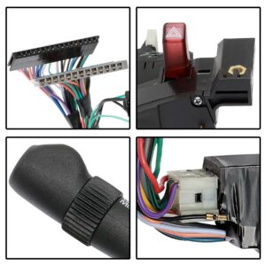 Multi-Function Turn Signal Switch Wiper Control | Replacement for 1999-2002 Chevy Silverado Avalanche Tahoe Suburban & GMC Sierra Yukon | Replaces# 26100839, 3441937, CBS-1038