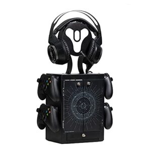 numskull official destiny gaming locker, controller holder, headset stand for ps5, xbox series x s, nintendo switch - official destiny merchandise