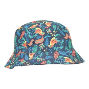 Mountain Warehouse Kids Reversible Bucket Hat - Summer, Girls Boys Navy Small/Medium