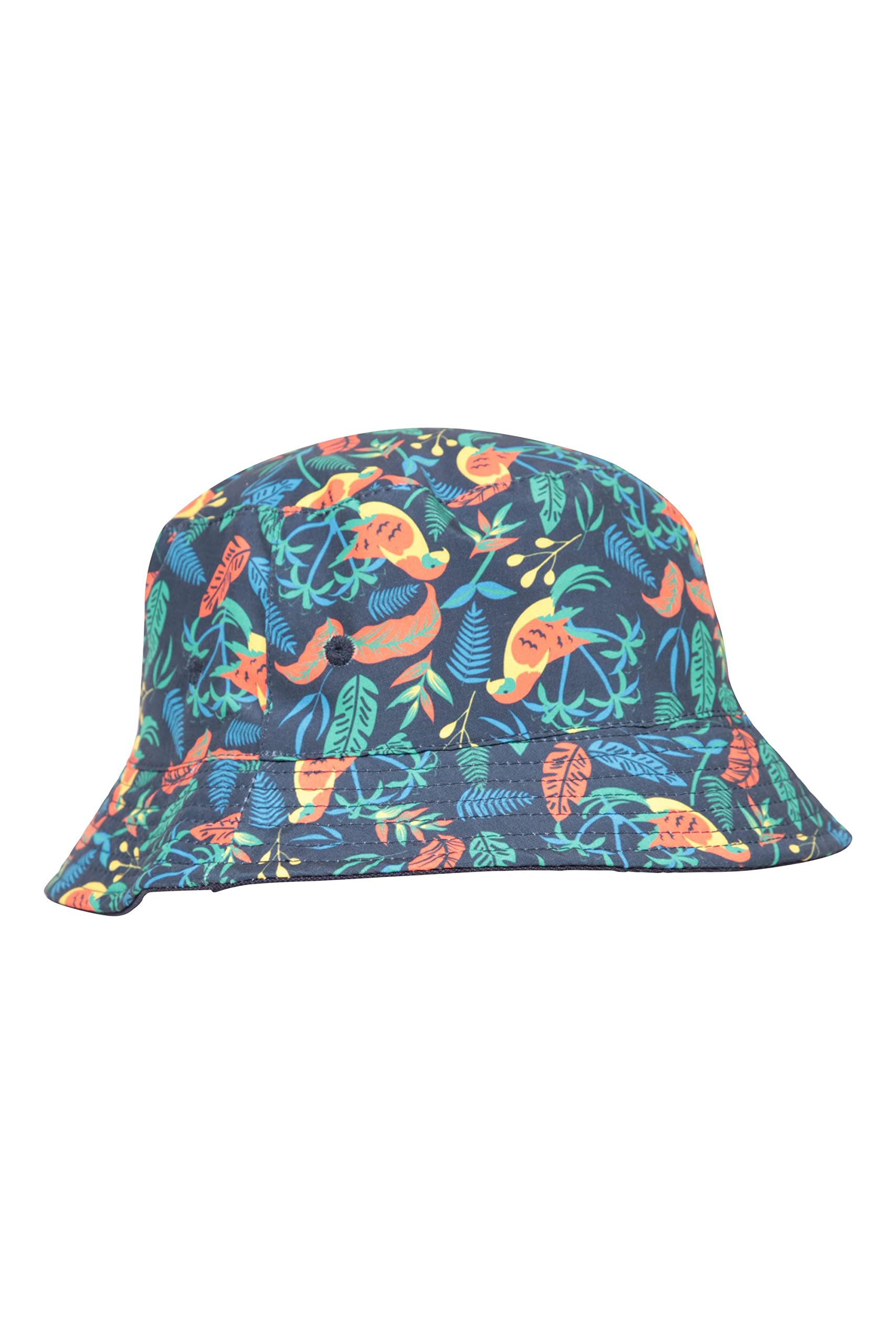 Mountain Warehouse Kids Reversible Bucket Hat - Summer, Girls Boys Navy Small/Medium