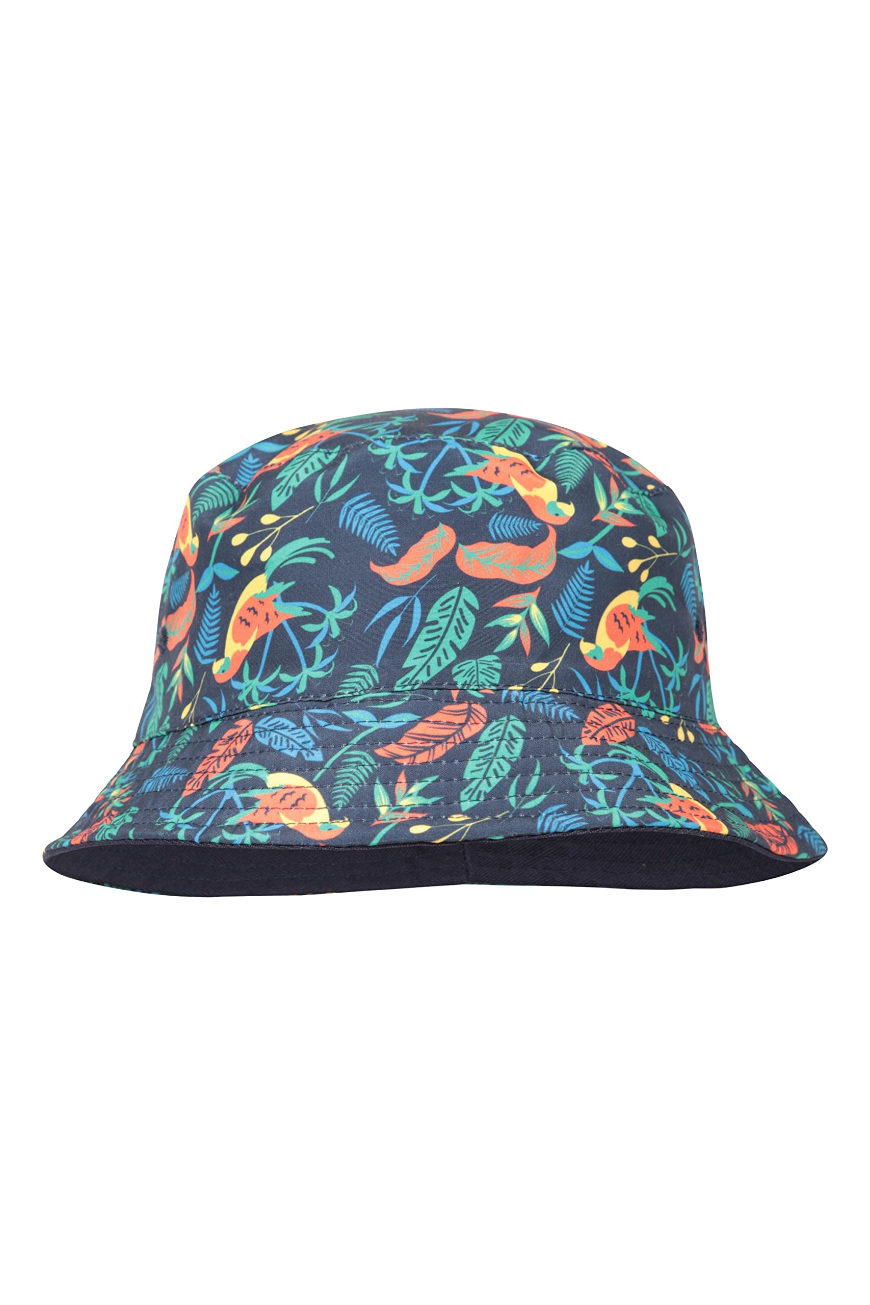 Mountain Warehouse Kids Reversible Bucket Hat - Summer, Girls Boys Navy Small/Medium