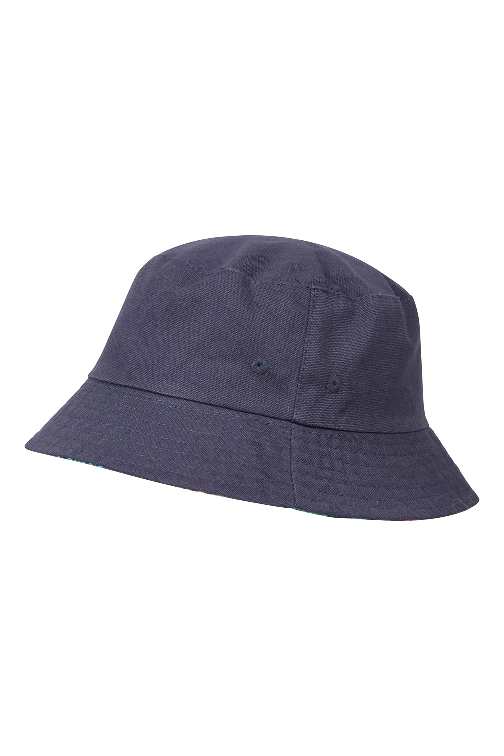 Mountain Warehouse Kids Reversible Bucket Hat - Summer, Girls Boys Navy Small/Medium