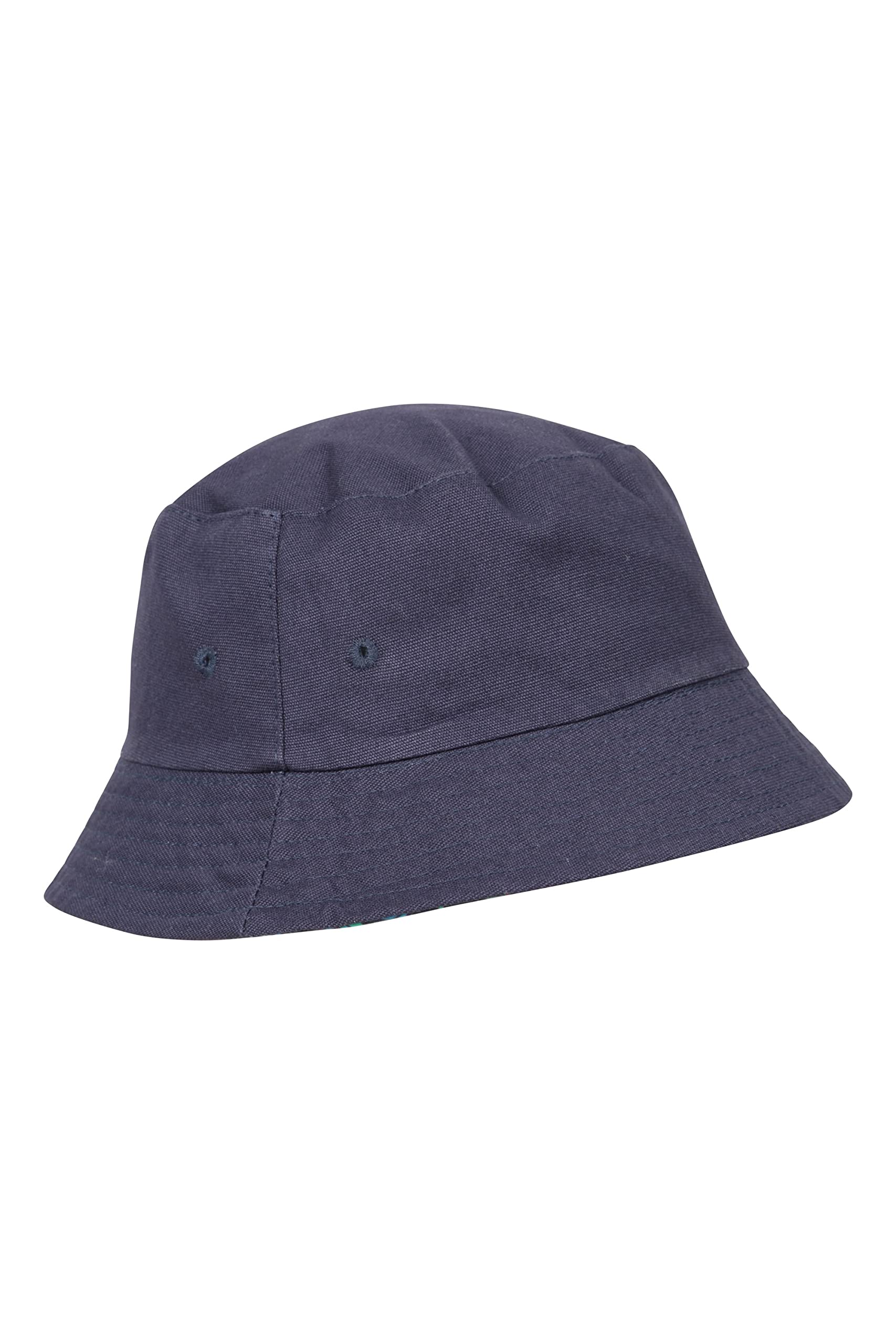 Mountain Warehouse Kids Reversible Bucket Hat - Summer, Girls Boys Navy Small/Medium