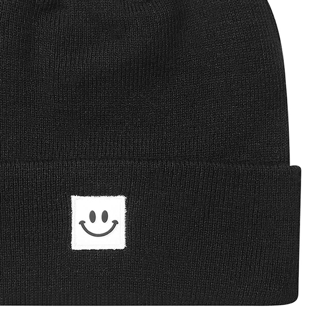 MaxNova Black Beanie Hat