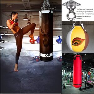 Dakzhou Heavy Duty swing Hanger of round shape (1 Hanger + Installation Accessories), 360° Rotation +30° Swing Device, sandbag, Yoga, air Dance, Rotary tire, Rotary Pendulum and Other Items