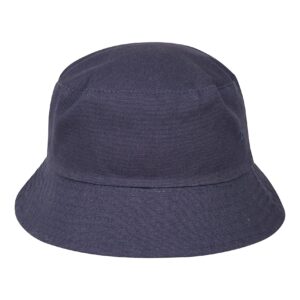 Mountain Warehouse Kids Reversible Bucket Hat - Summer, Girls Boys Navy Small/Medium