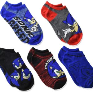 Sonic The Hedgehog Boys 5 Pack No Show Socks