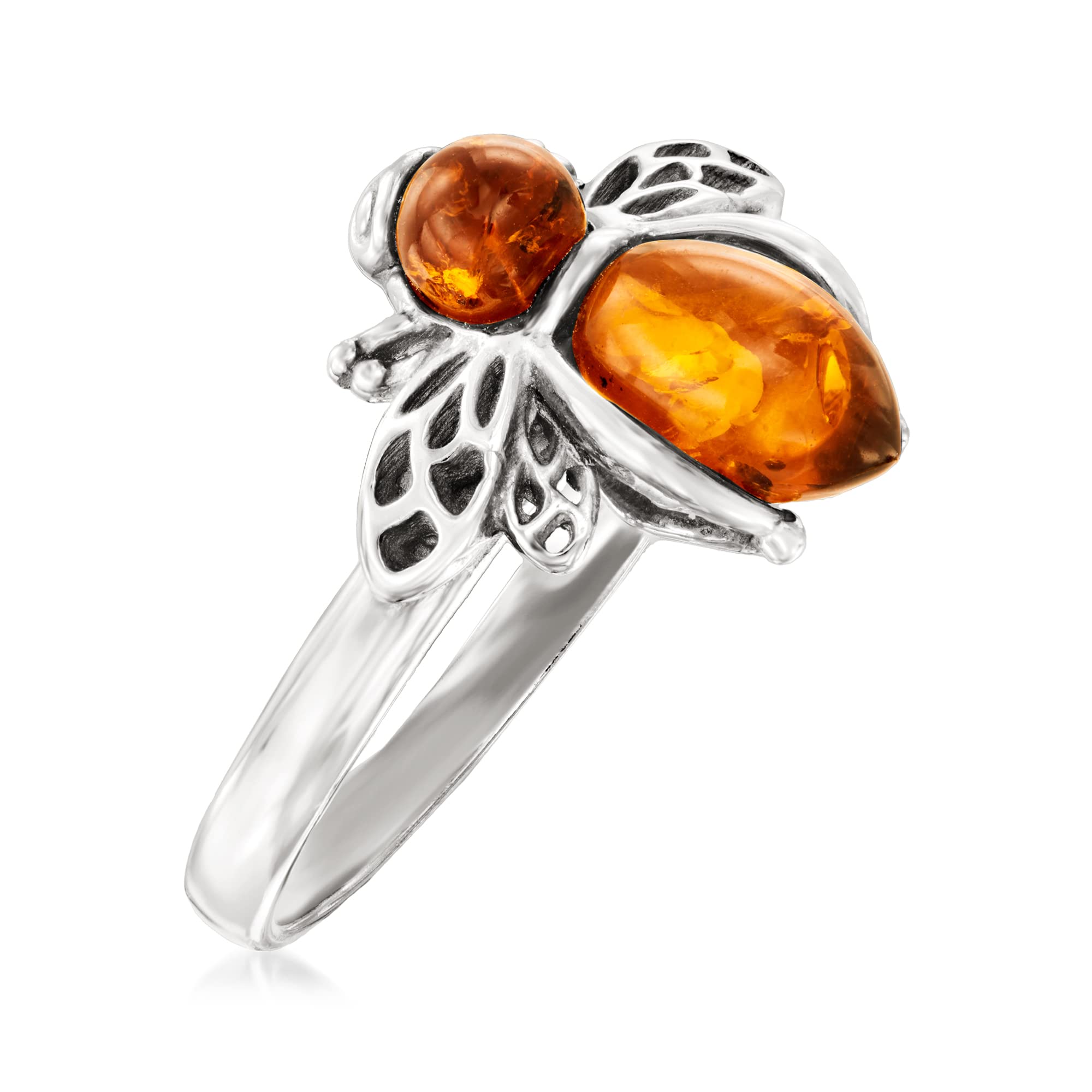 Ross-Simons Gem Bumblebee Ring in Silver