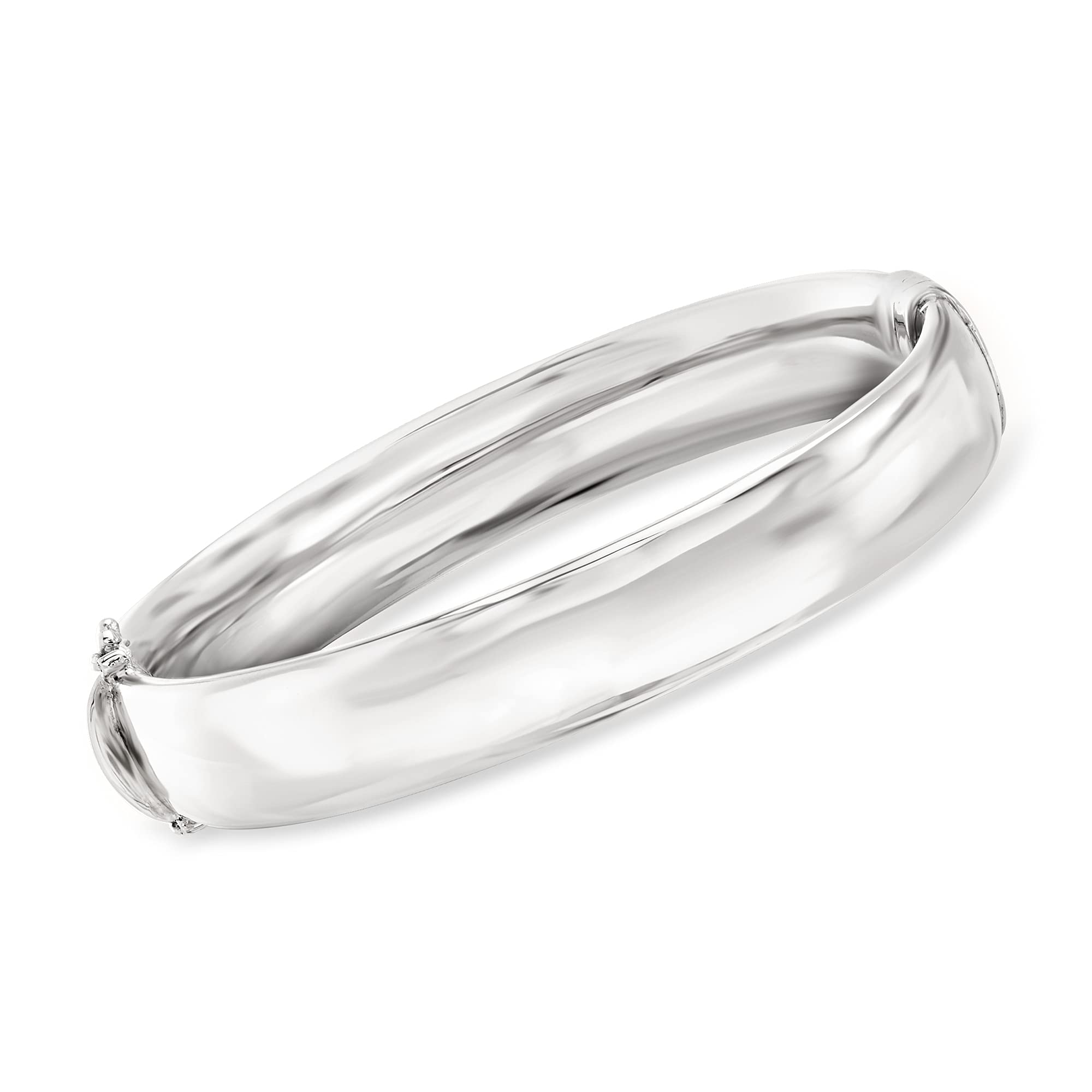 Ross-Simons 12mm Sterling Silver Bangle Bracelet. 8 inches