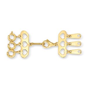 ross-simons italian 14kt yellow gold layering clasp