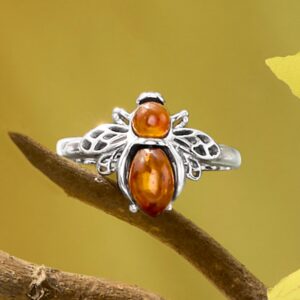 Ross-Simons Gem Bumblebee Ring in Silver