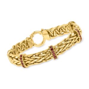 ross-simons 2.00 ct. t.w. wheat-link bracelet